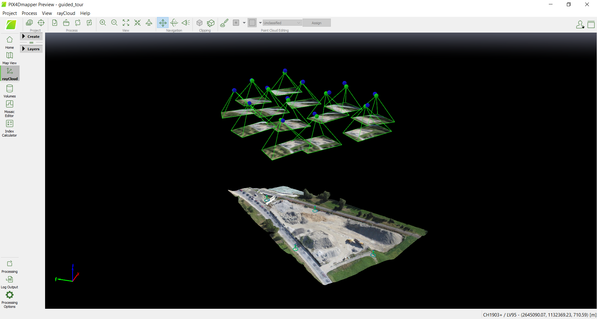 Interface - PIX4Dmapper